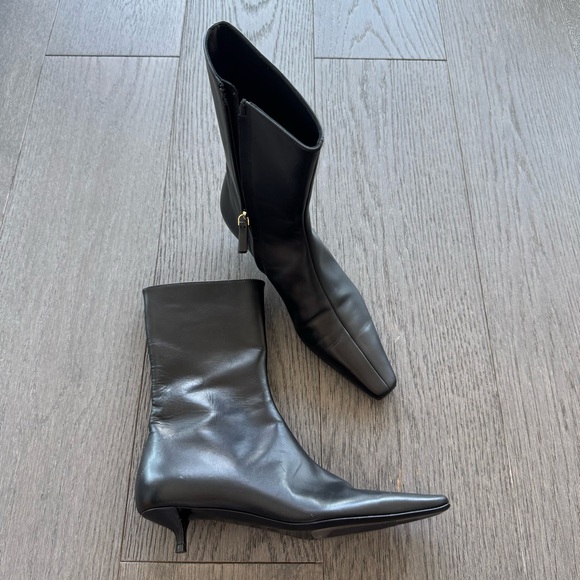The Row | Shoes | The Row Shrimpton Leather Boots | Poshmark